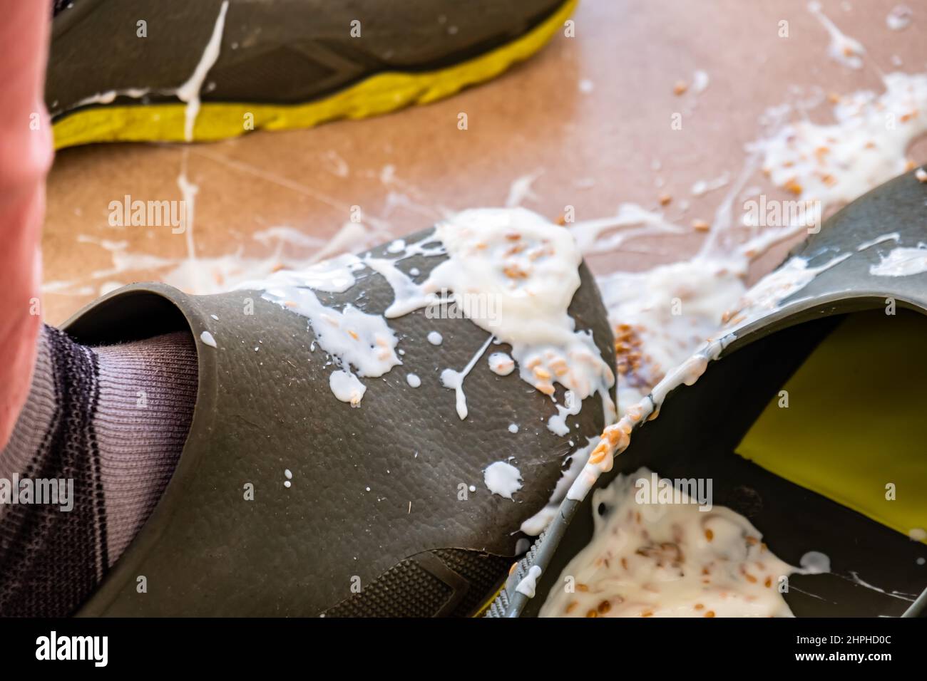 Spill milk cloth hi-res stock photography and images - Alamy