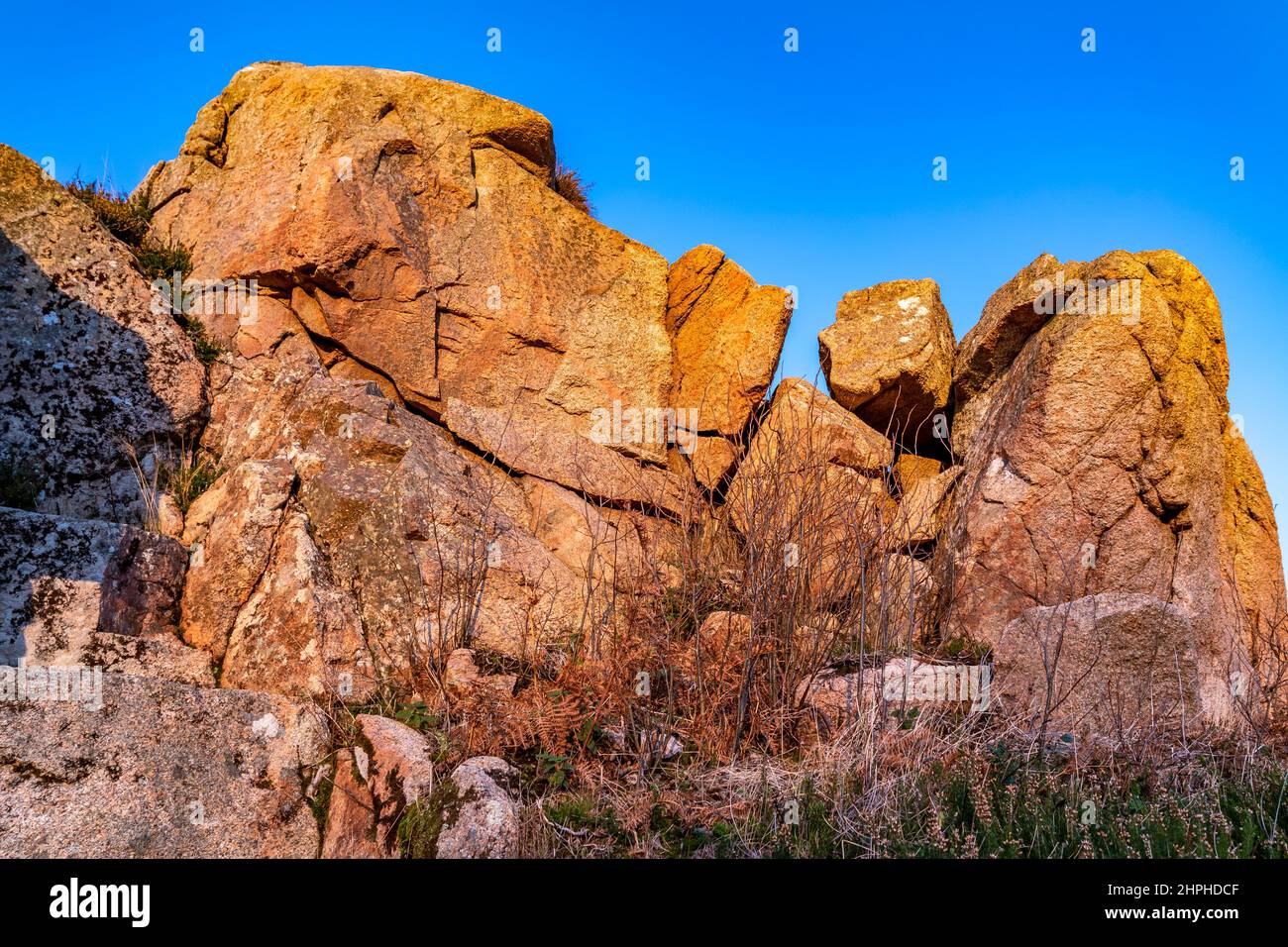 The historic mass rock by Kincasslagh in County Donegal - Ireland Stock ...