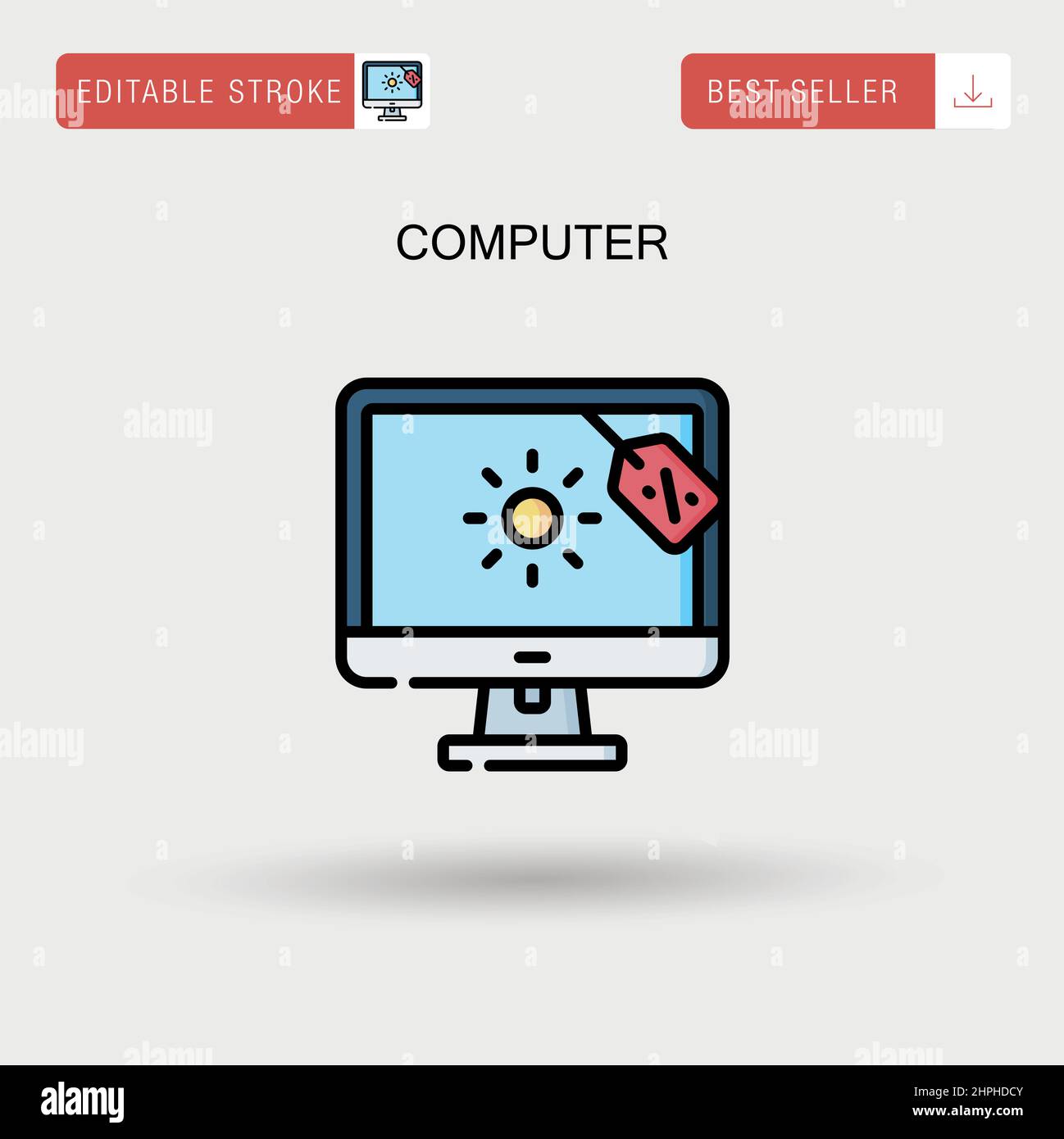 Laptop screen studio happy Stock Vector Images - Alamy