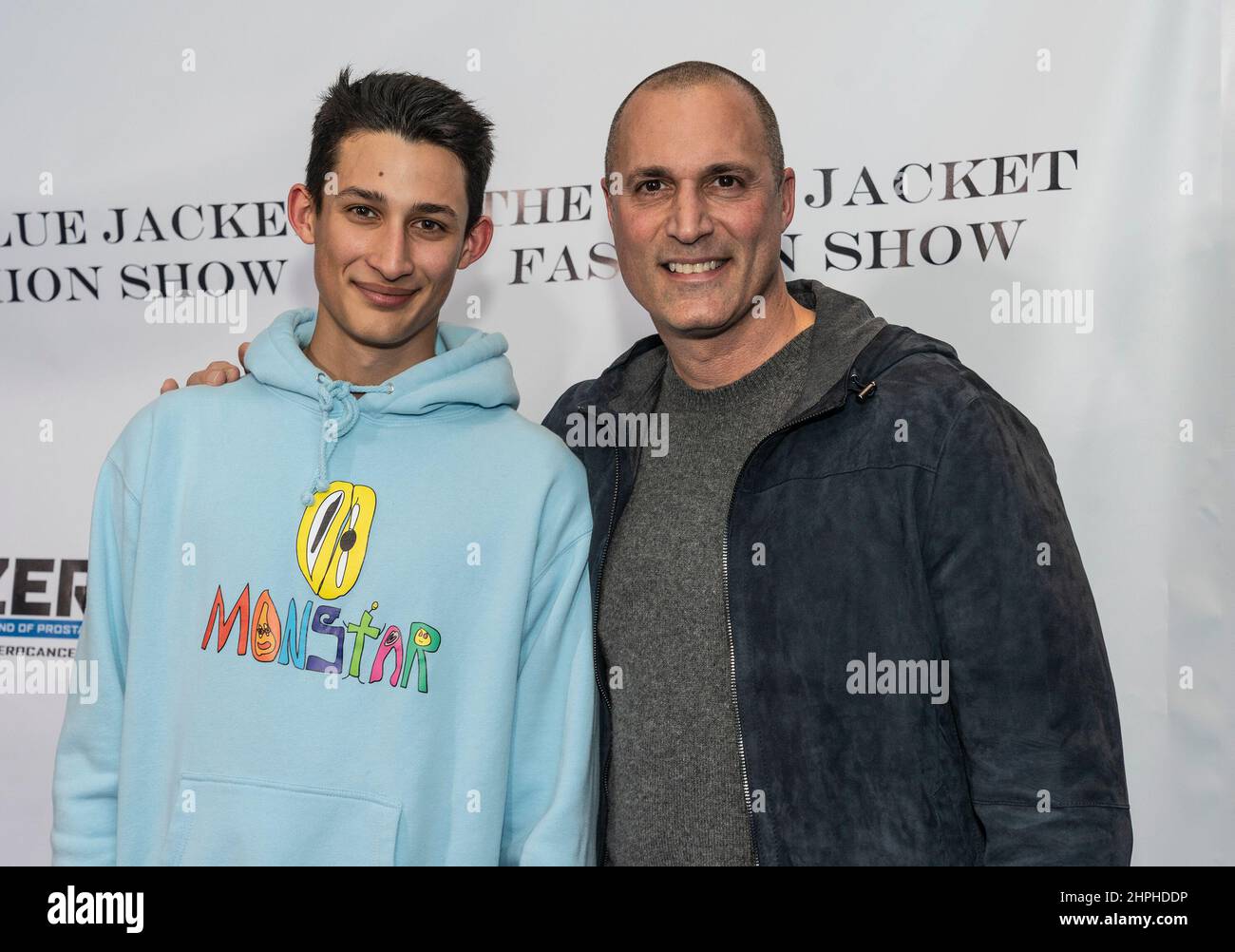 New York, New York, USA. 17th Feb, 2022. Jake Barker and Nigel Barker ...