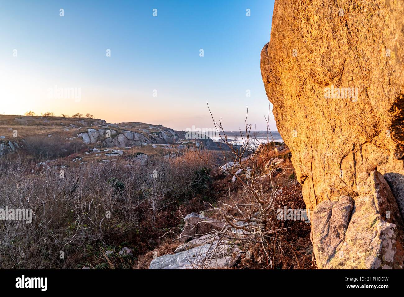The historic mass rock by Kincasslagh in County Donegal - Ireland Stock ...