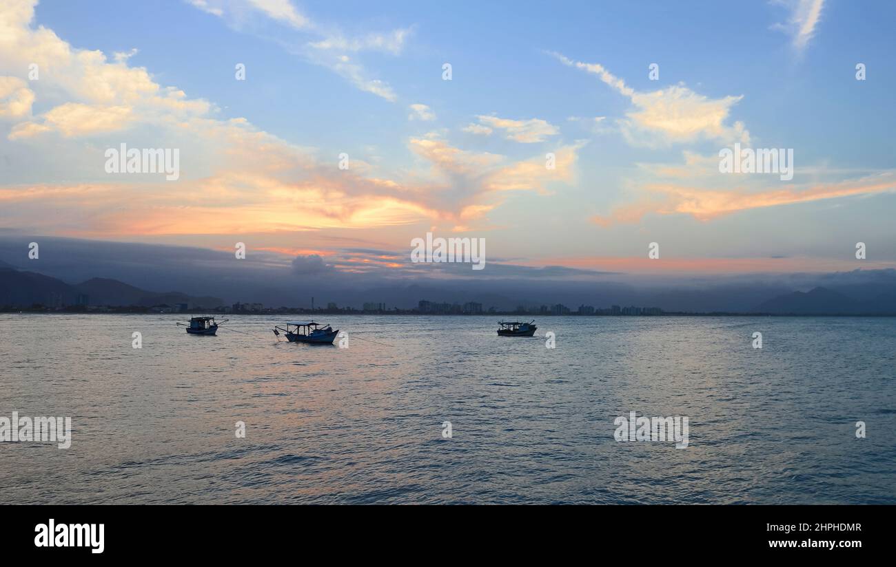 Sunset on brazilian beach hi-res stock photography and images - Alamy