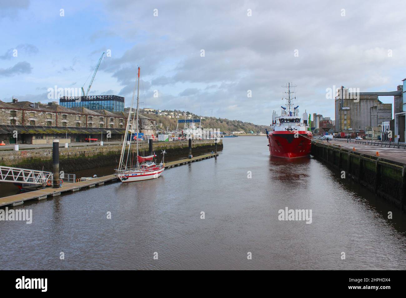 Port of Cork, Cork City. Ireland Stock Photo - Alamy
