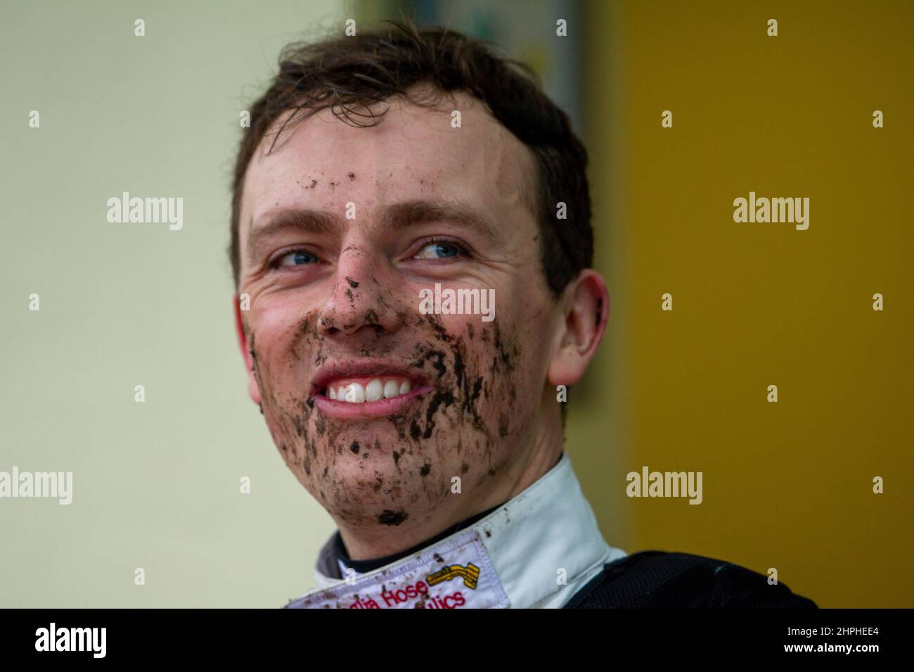Ascot, Berkshire, UK. 19th February, 2022. A muddy day out on the ...