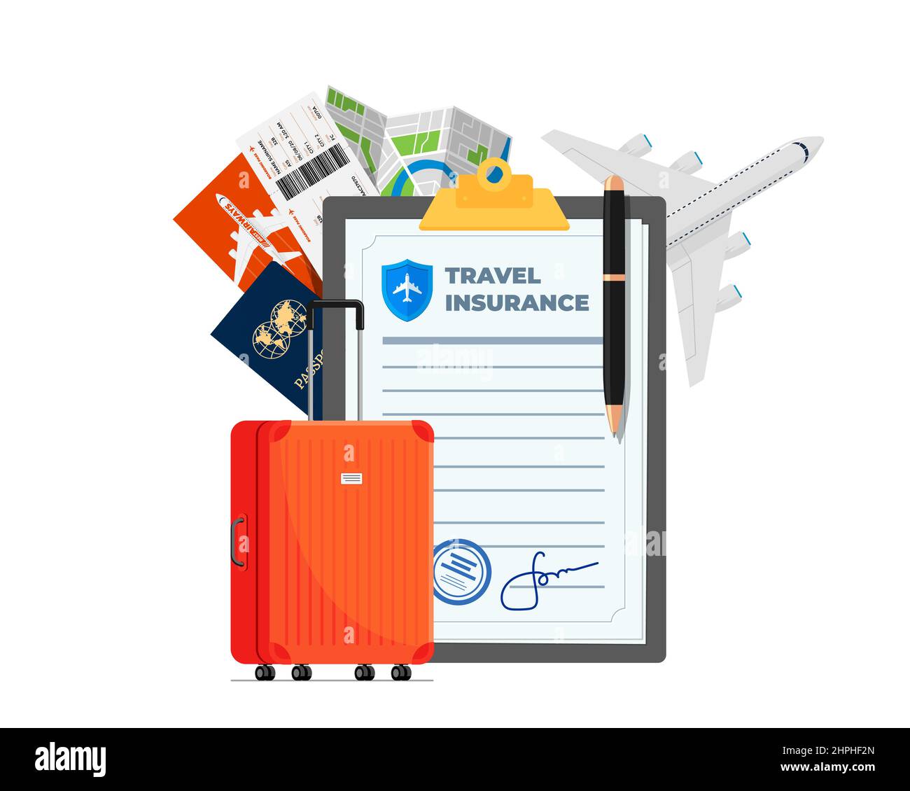 Aircraft safety illustration hi-res stock photography and images - Alamy