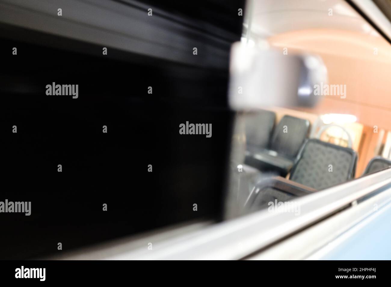 Train seats and window hi-res stock photography and images - Alamy