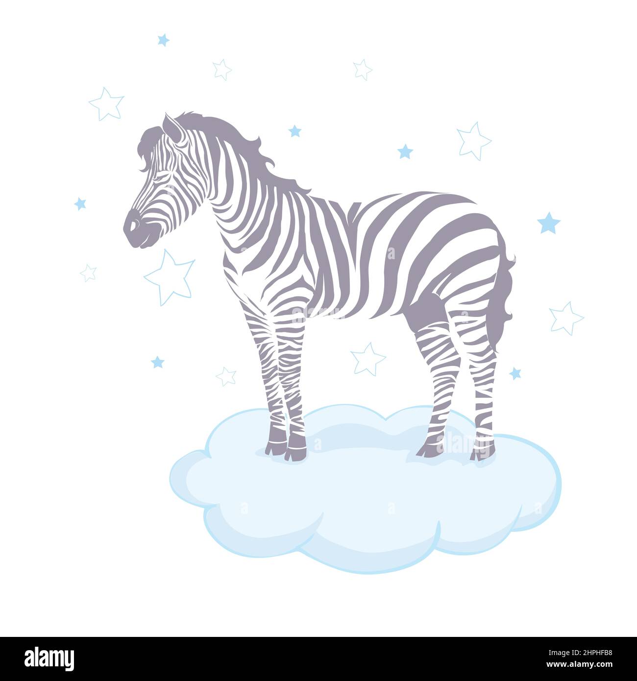 Cute zebra cartoon icon vector illustration graphic design. Isolated ...