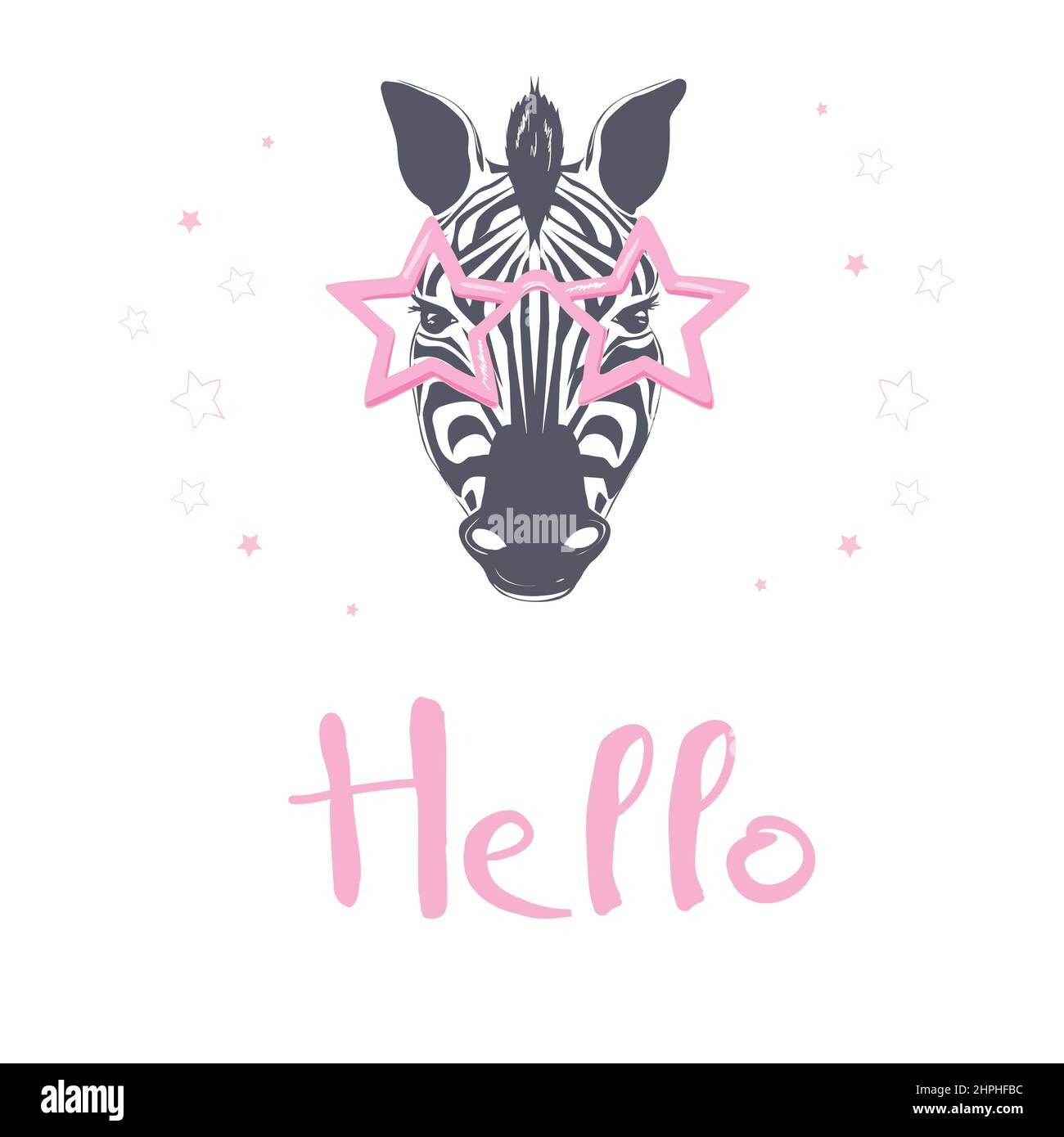 Cute zebra cartoon icon vector illustration graphic design. Isolated ...