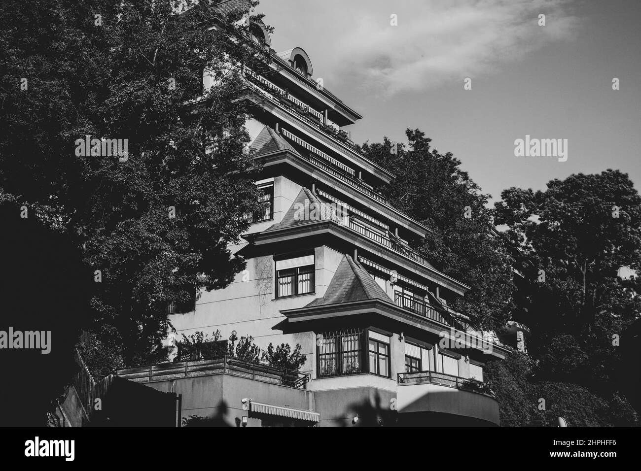 On side hill Black and White Stock Photos & Images - Alamy