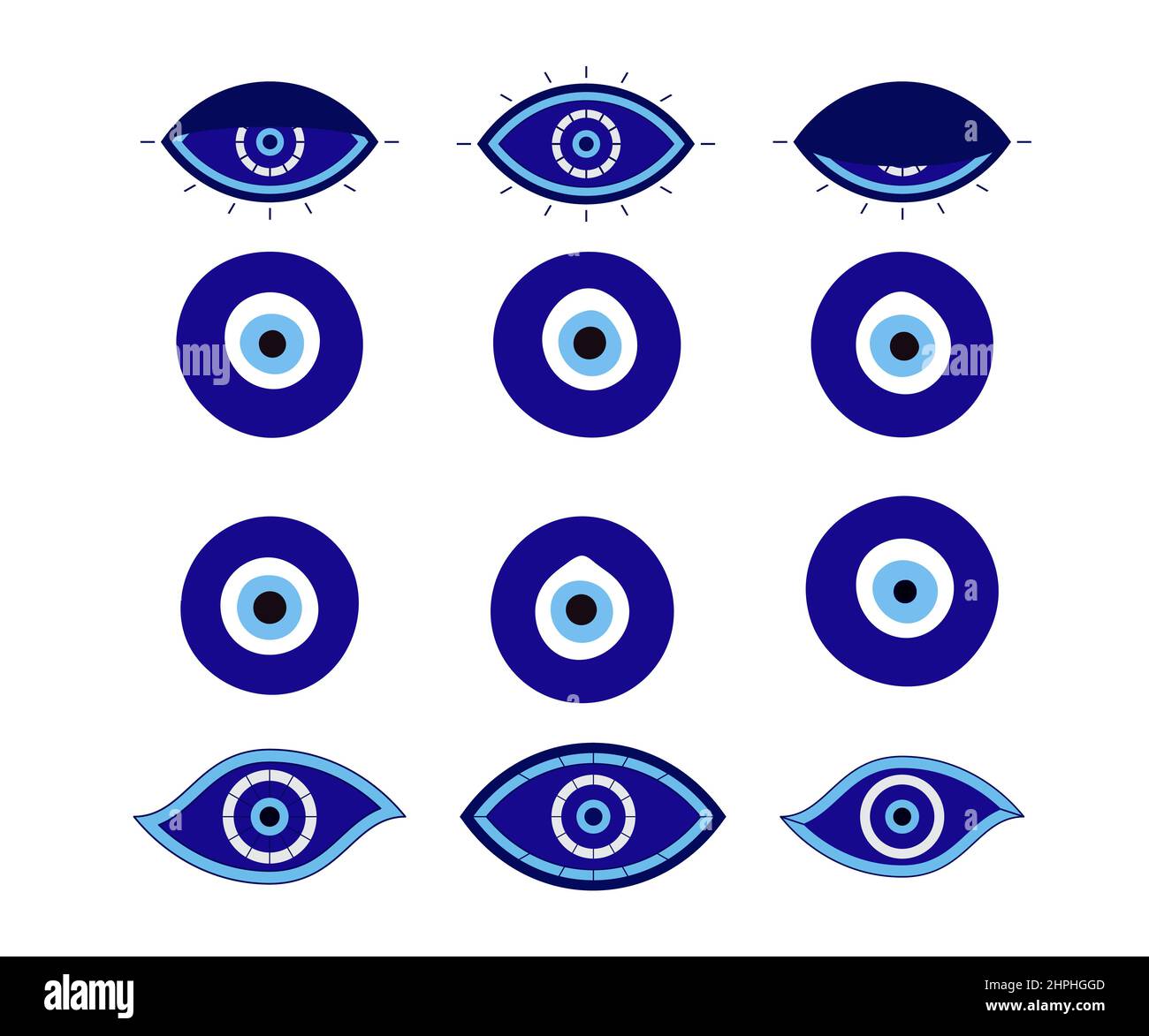 Lucky good luck eye protection symbol Stock Vector Images - Alamy