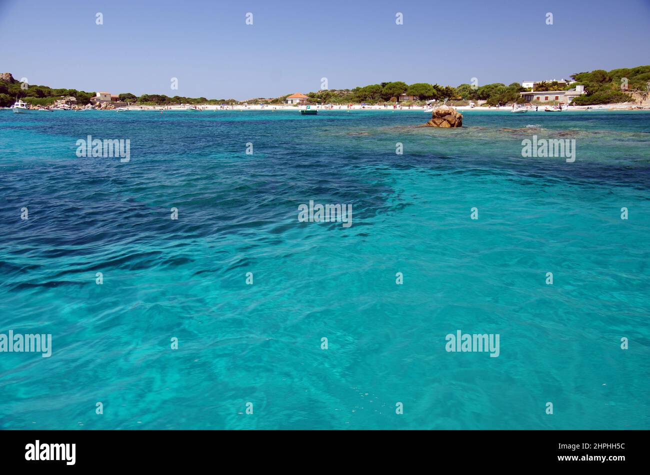 Santa Maria Island in the La Maddalena Archipelago, Sardinia, Italy ...