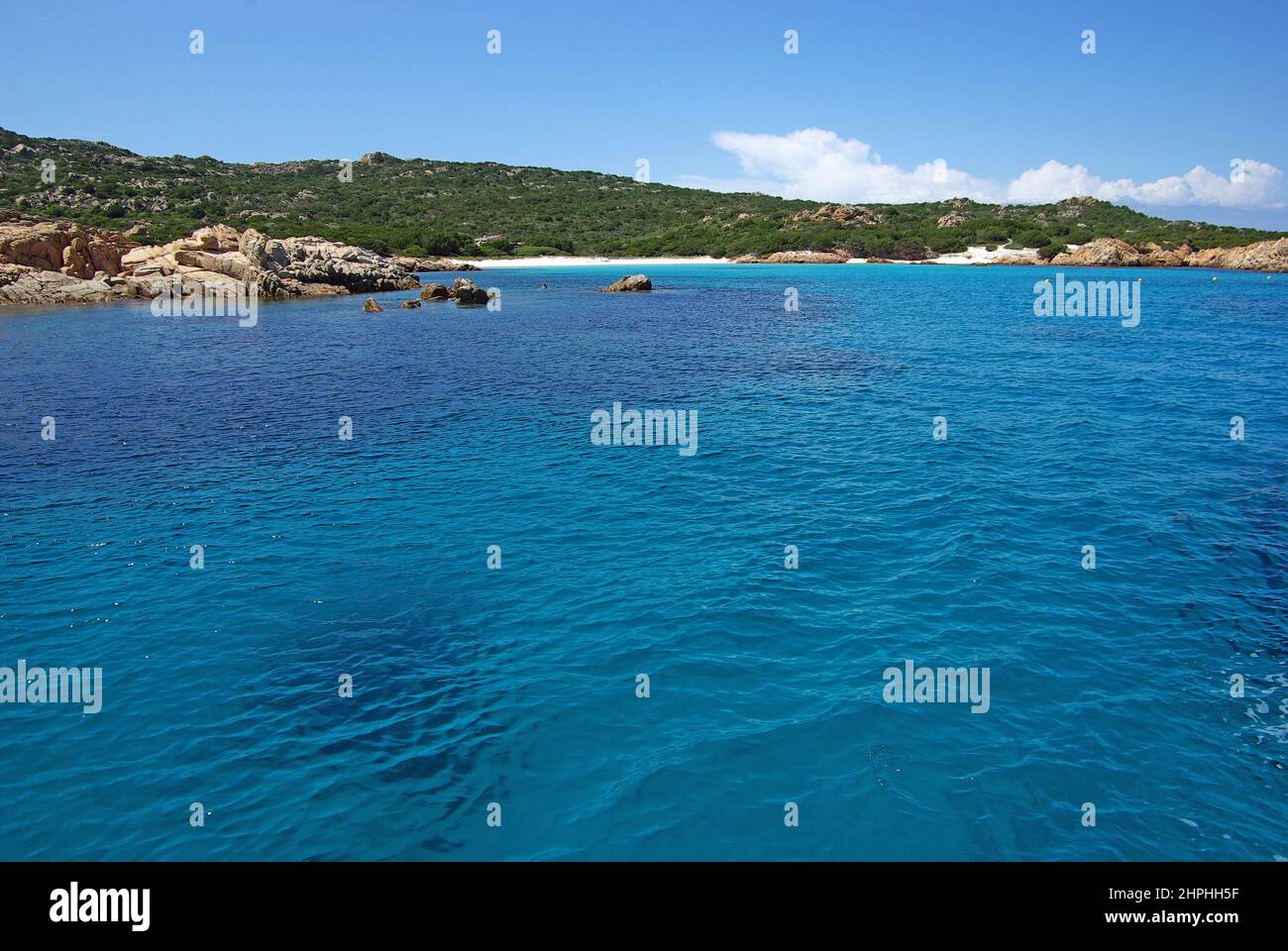 Budelli Island in La Maddalena Archipelago, Sardinia, Italy. The Pink ...