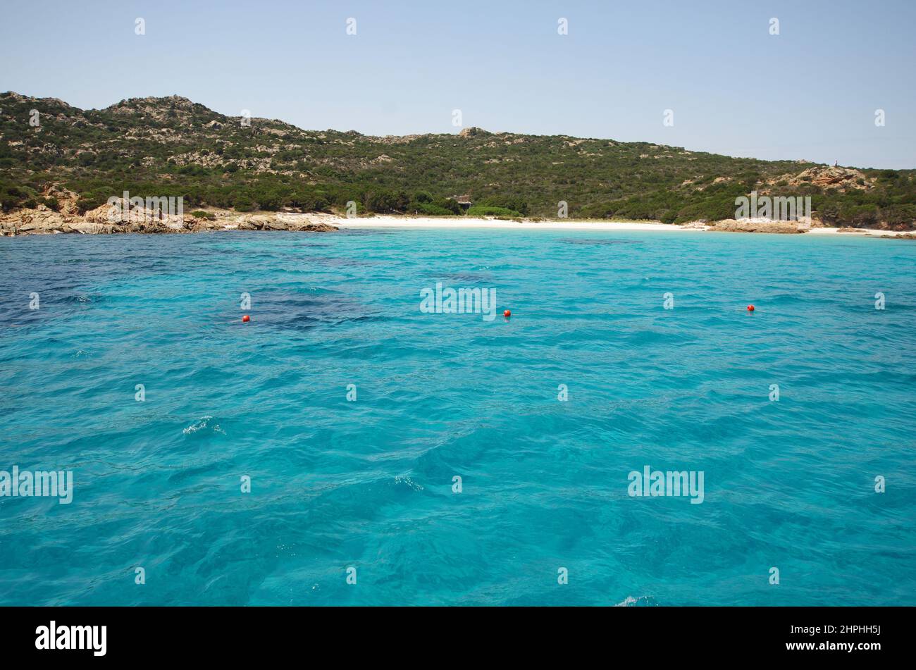 Budelli Island in La Maddalena Archipelago, Sardinia, Italy. The Pink ...