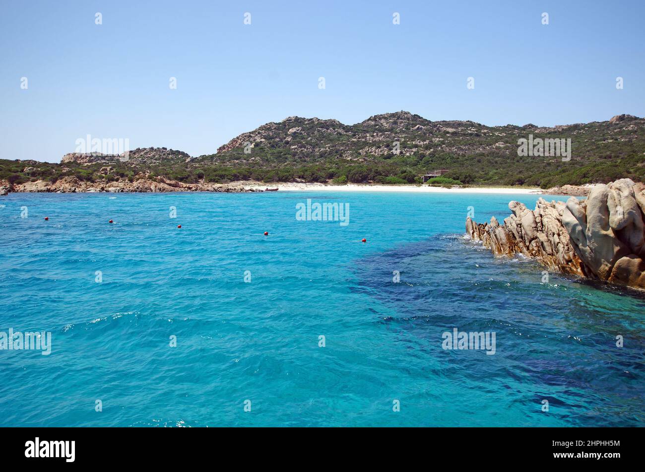 Budelli Island in La Maddalena Archipelago, Sardinia, Italy. The Pink ...