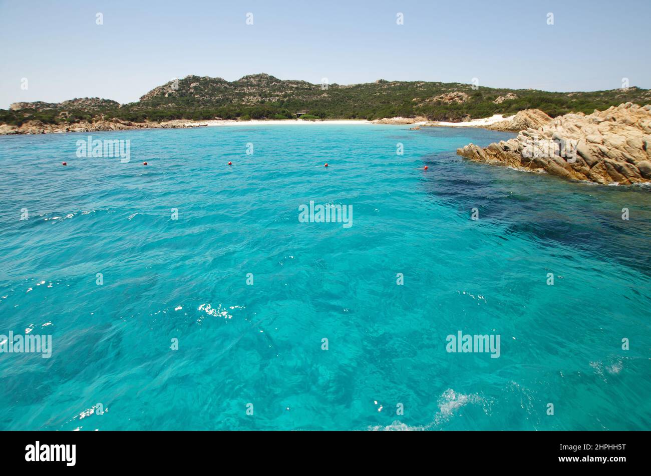 Budelli Island in La Maddalena Archipelago, Sardinia, Italy. The Pink ...