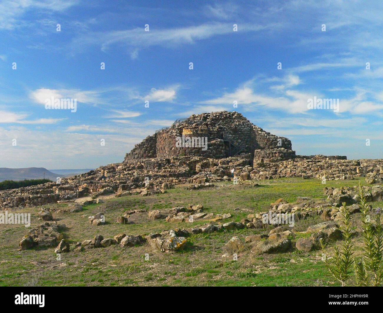 Barumini, Sardinia, Italy. Archeological area Unesco heritage Stock ...