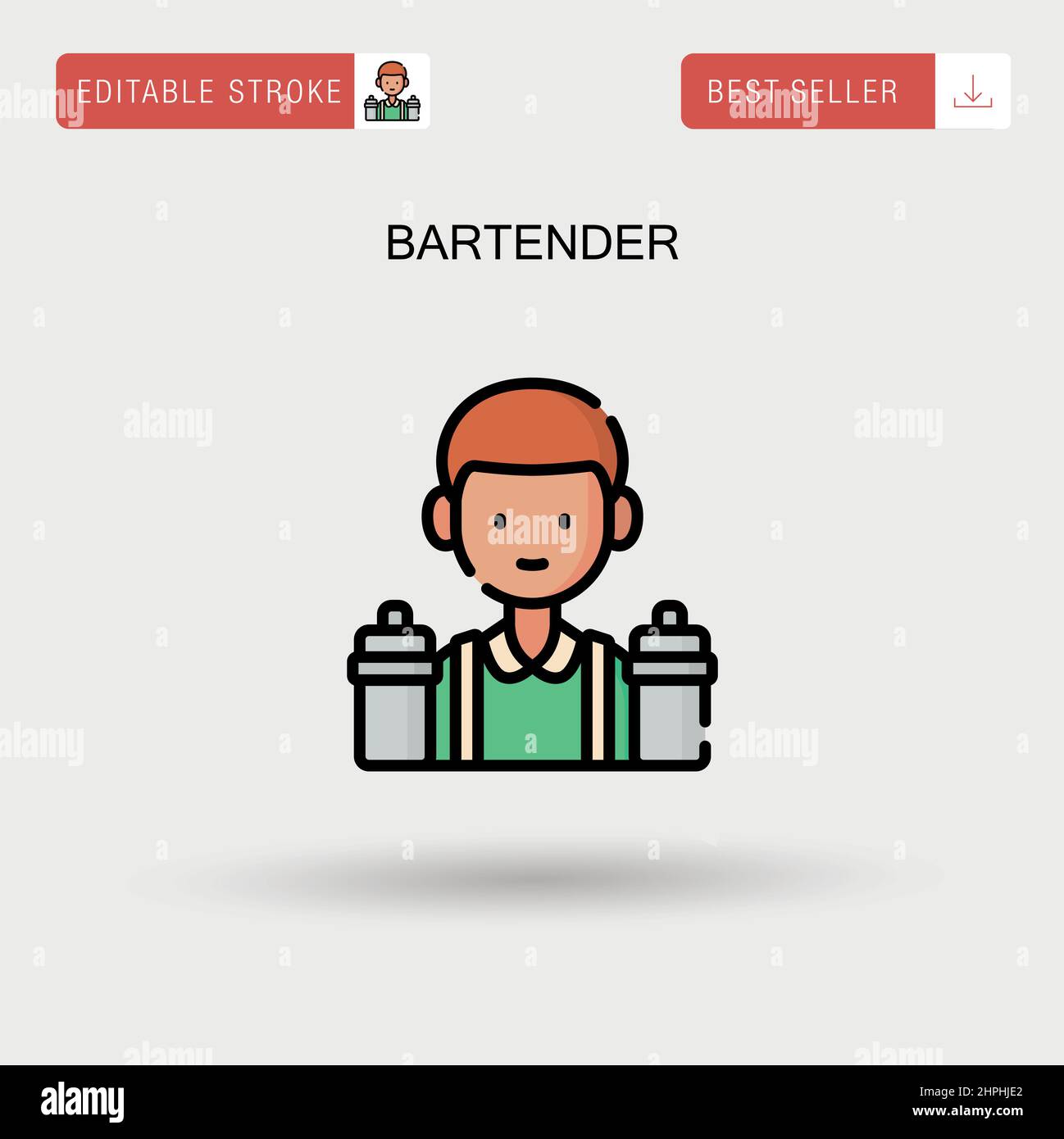 Bartender Stock Vector Images - Alamy