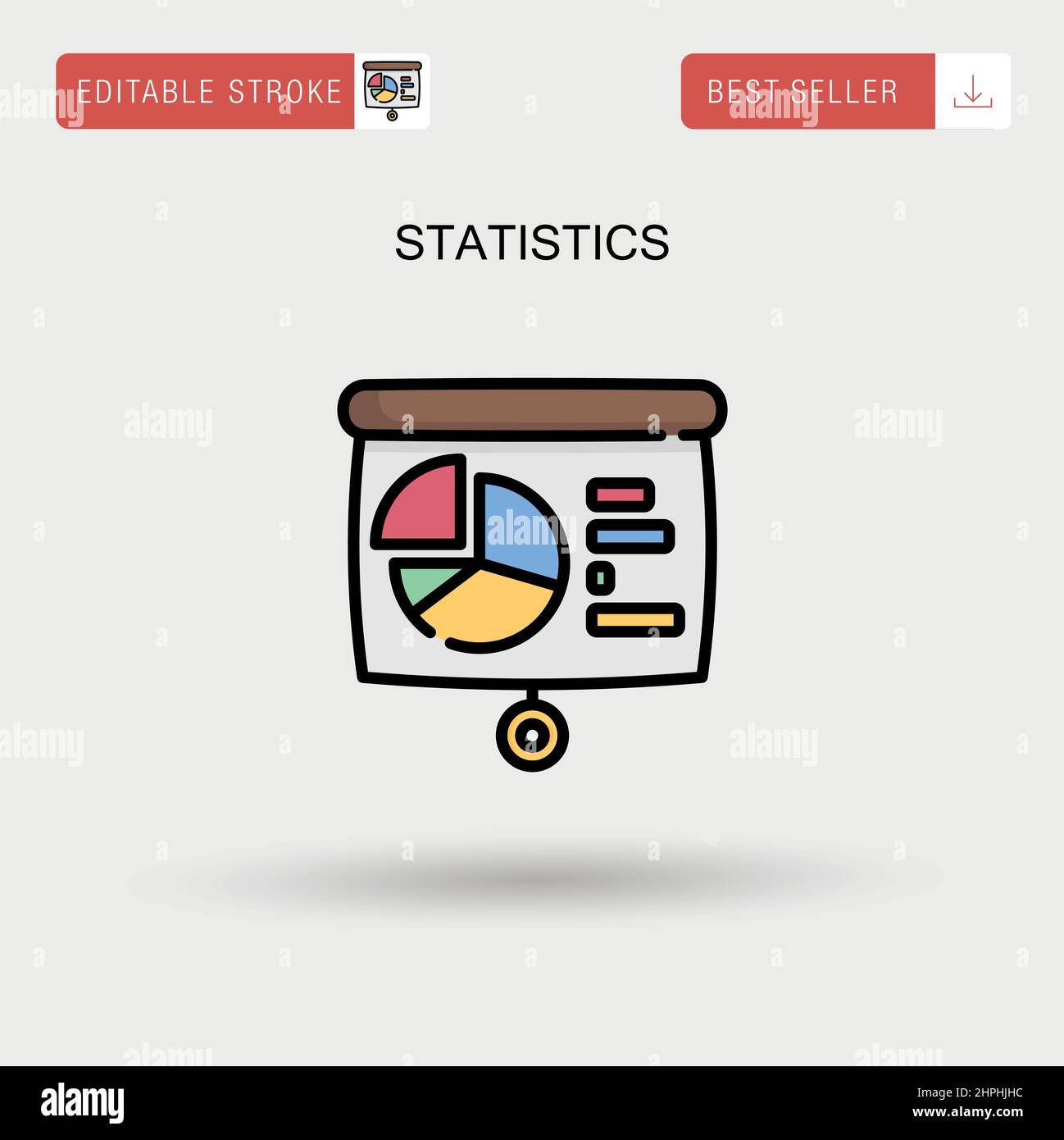 Statistics Simple vector icon Stock Vector Image & Art - Alamy