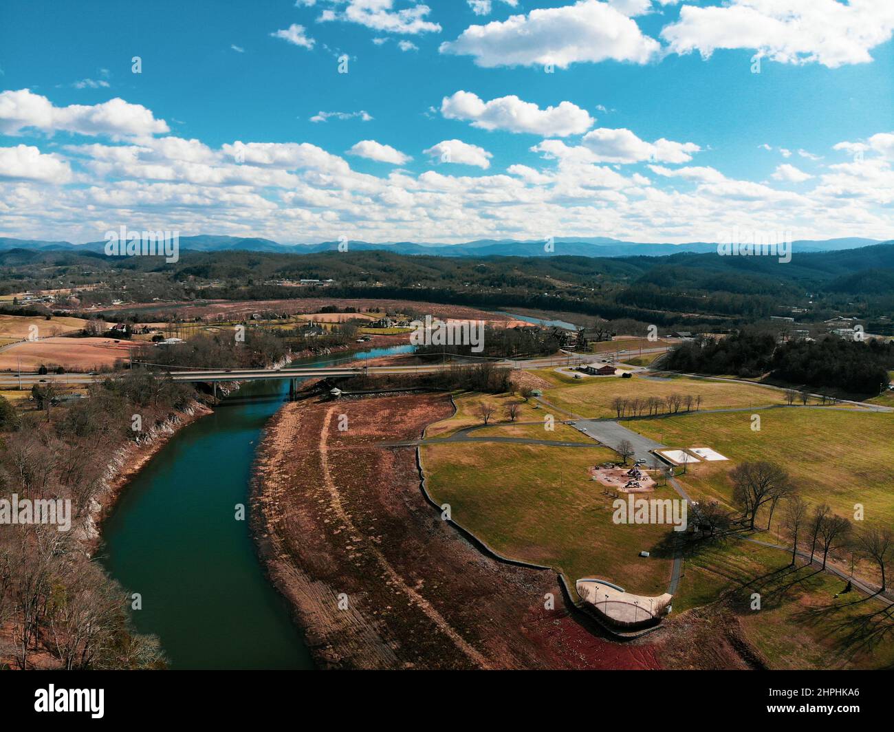 Beautiful shot field river hi-res stock photography and images - Alamy
