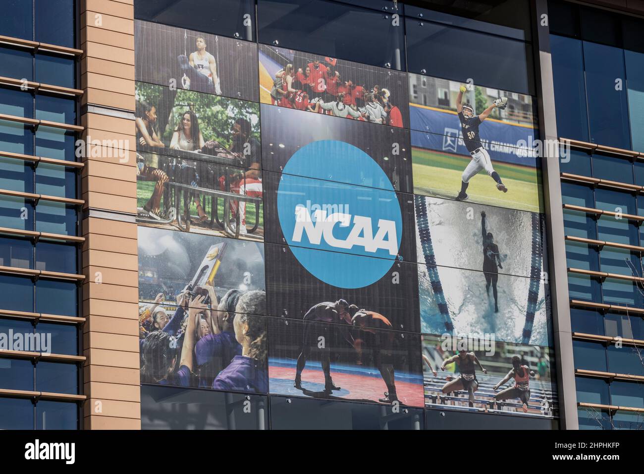 Indianapolis - Circa February 2022: NCAA National Headquarters. The ...