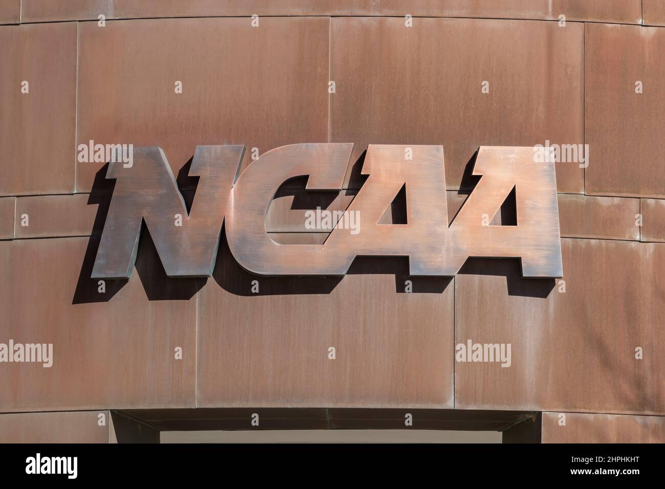 Indianapolis - Circa February 2022: NCAA National Headquarters. The ...