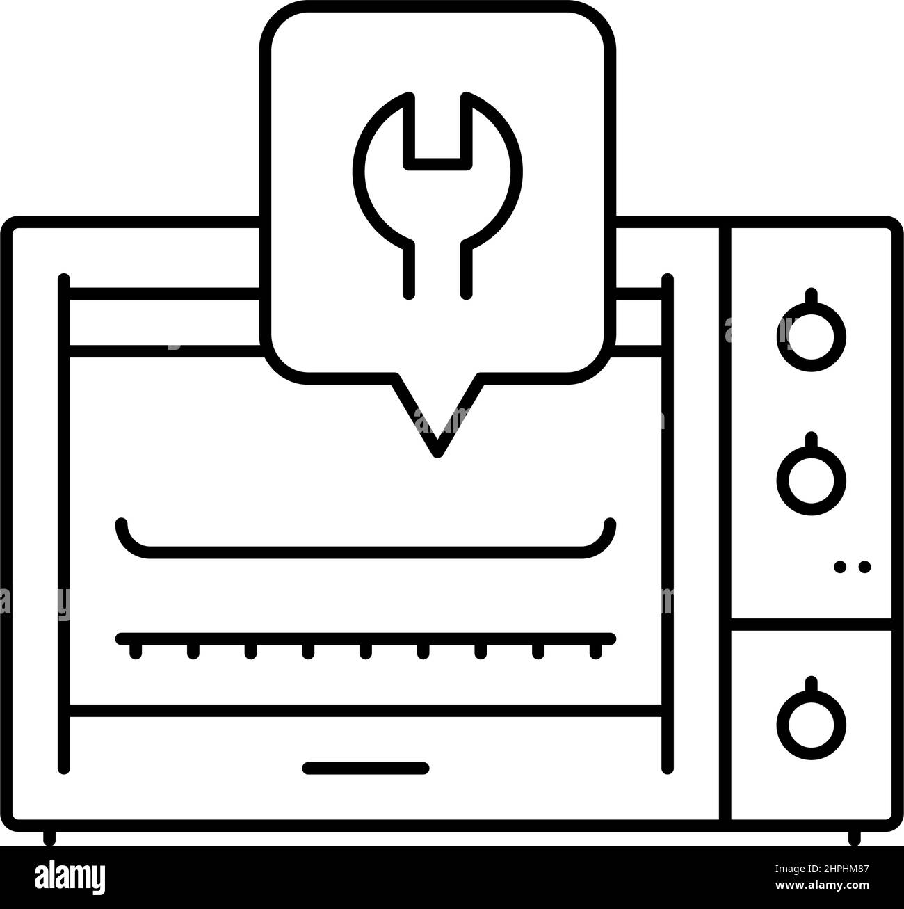 Fixing broken electric line Cut Out Stock Images & Pictures - Alamy