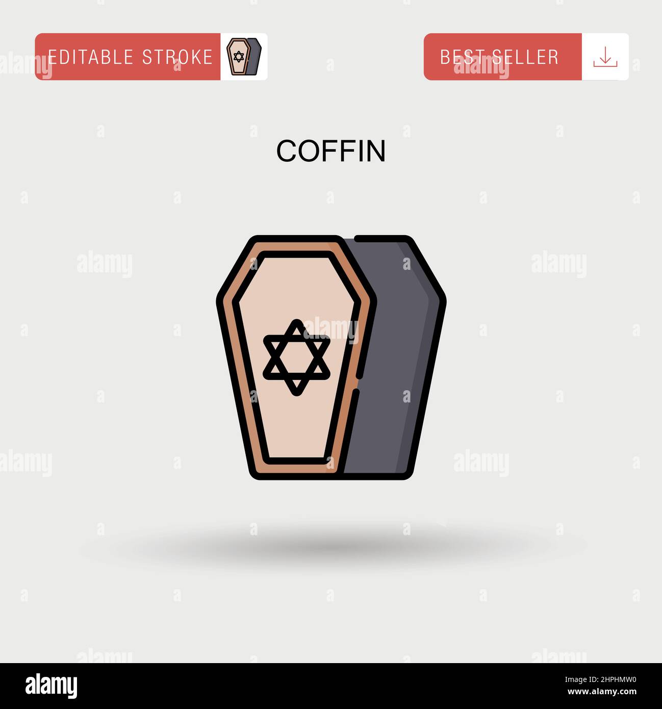 Coffin vector hi-res stock photography and images - Alamy