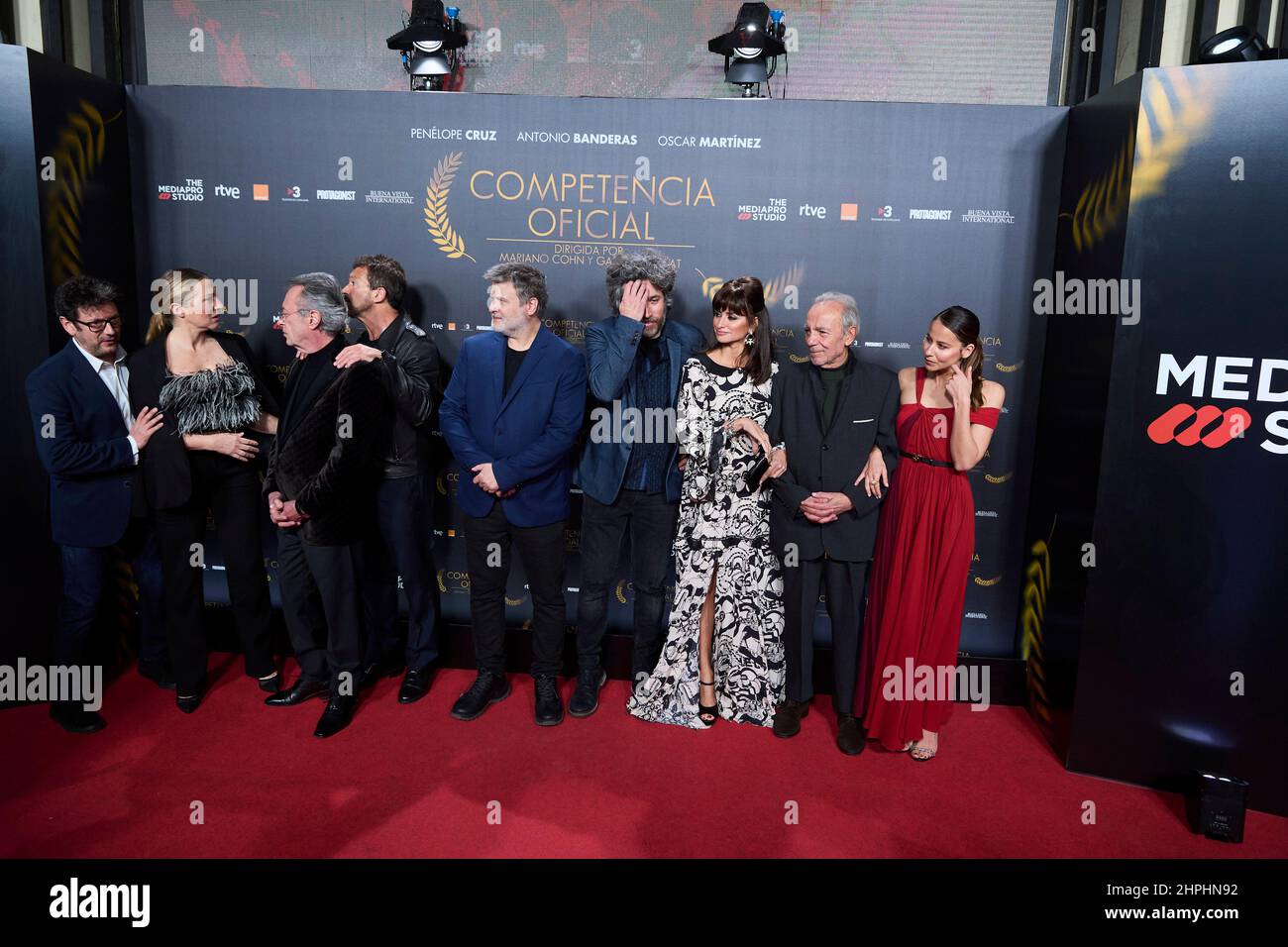Madrid. Spain. 20220221, Penelope Cruz, Gaston Duprat, Mariano Cohn ...