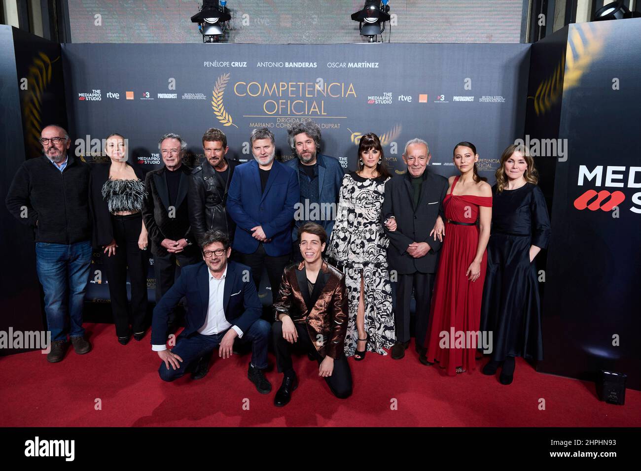 Madrid. Spain. 20220221, Penelope Cruz, Gaston Duprat, Mariano Cohn ...
