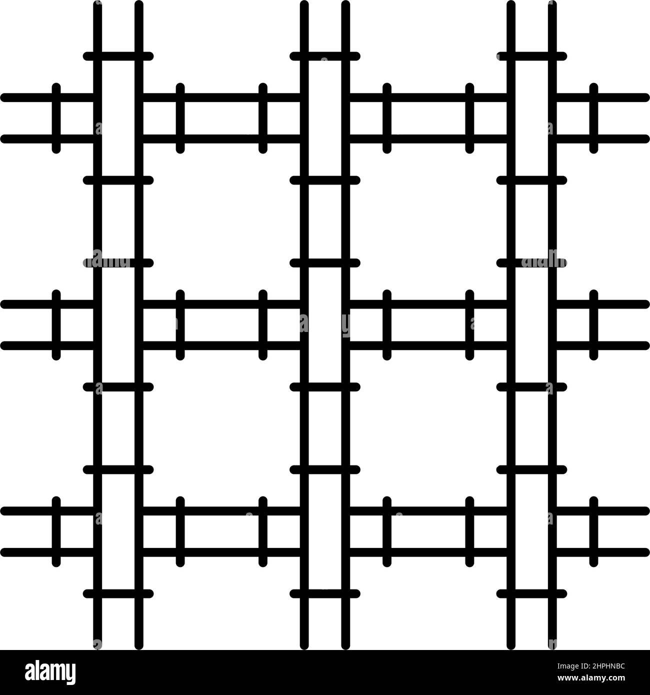 Steel wire mesh concrete floor Stock Vector Images - Alamy