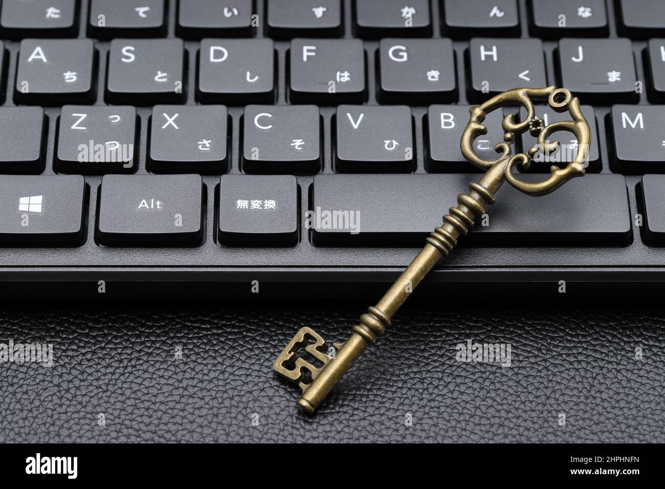 Laptop cyber security key hi-res stock photography and images - Alamy