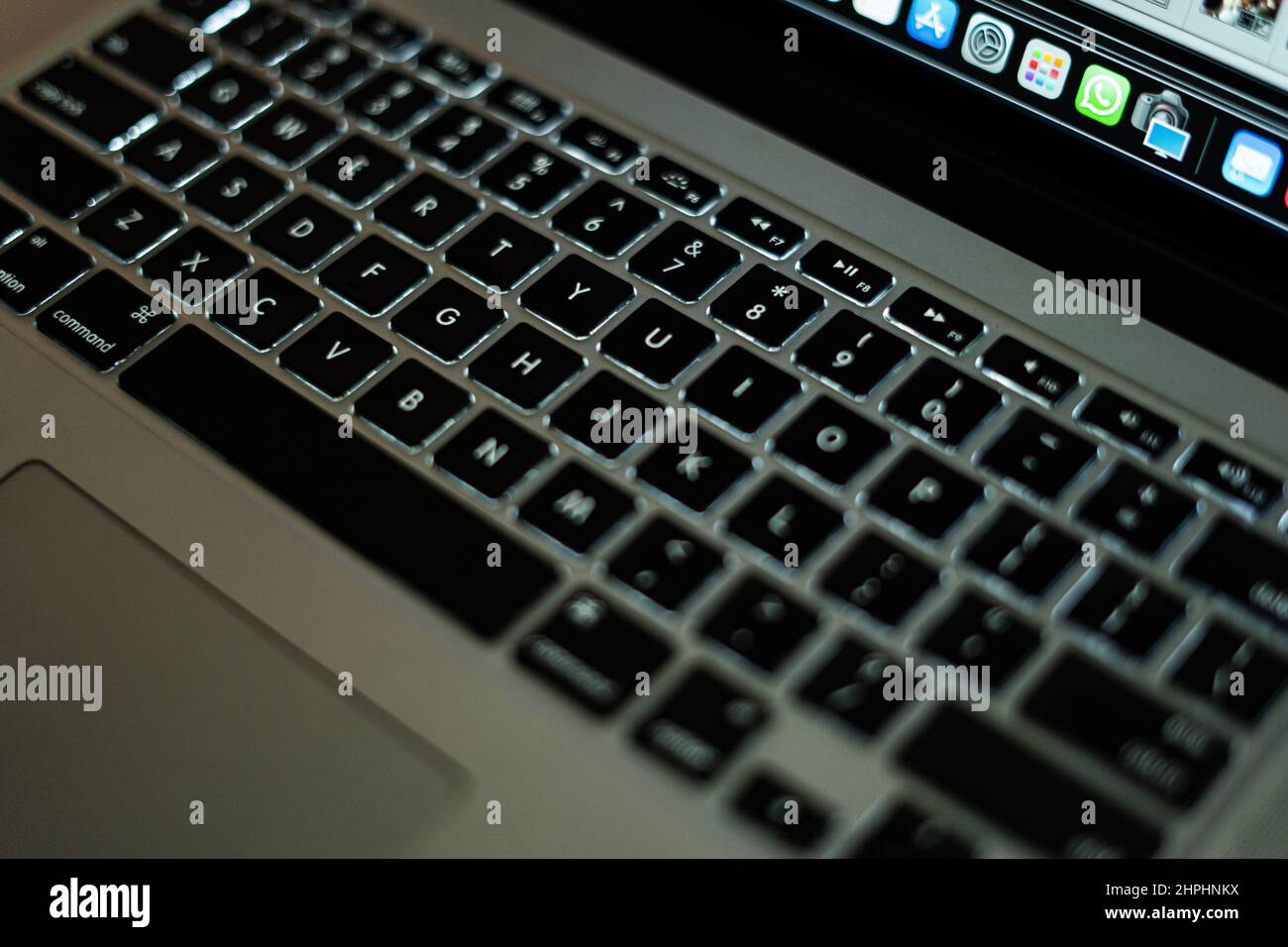 computer screen editing photos and videos Stock Photo - Alamy