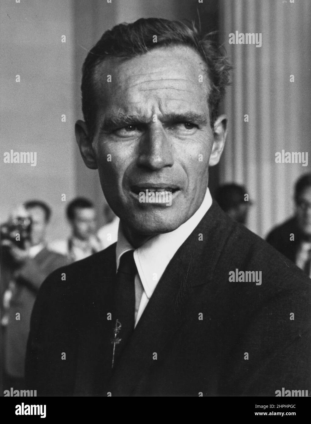 Civil Rights March on Washington, D.C. Actor Charlton Heston, 08/28 ...