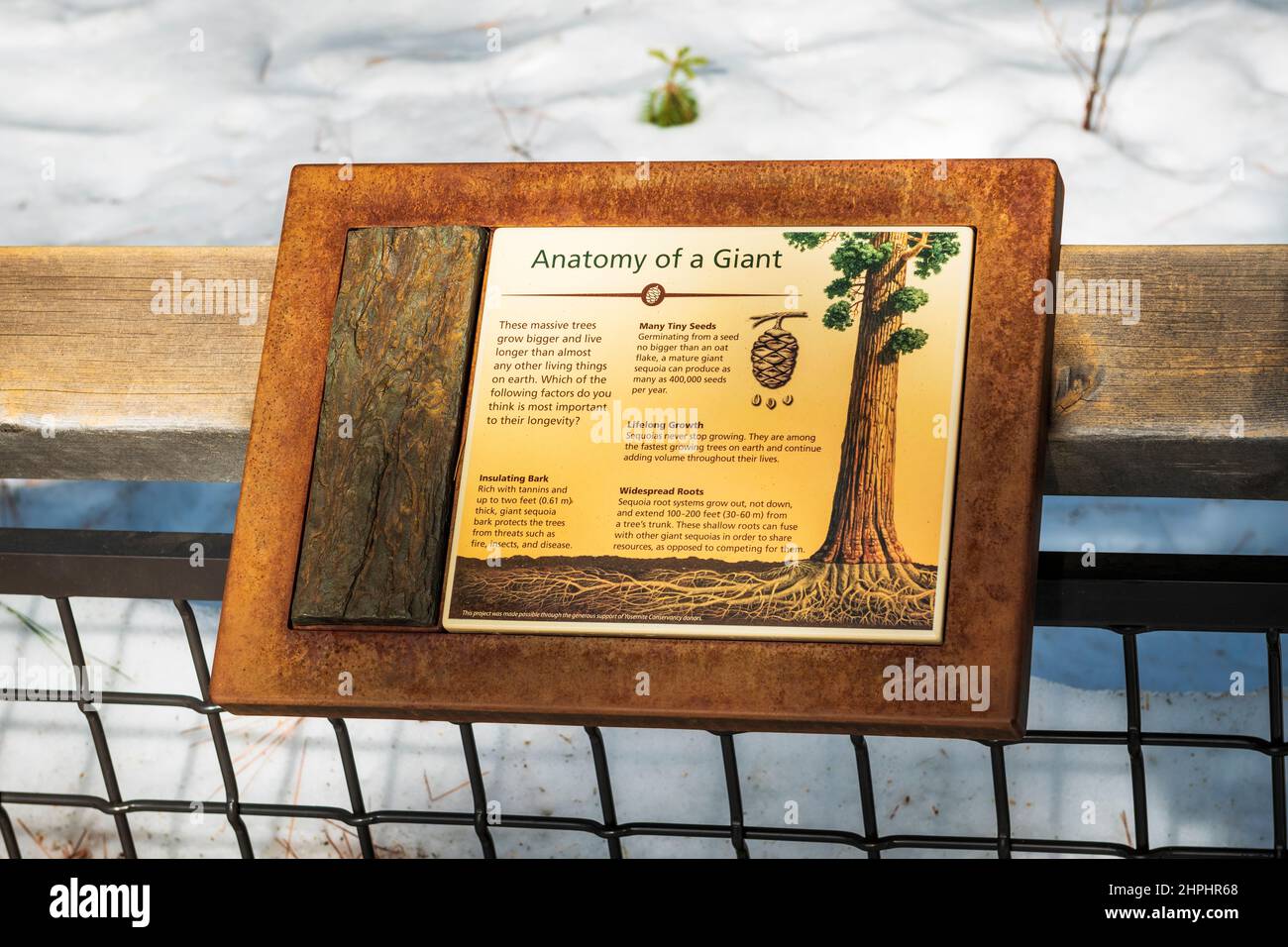 Yosemite national park interpretive sign hi-res stock photography and ...