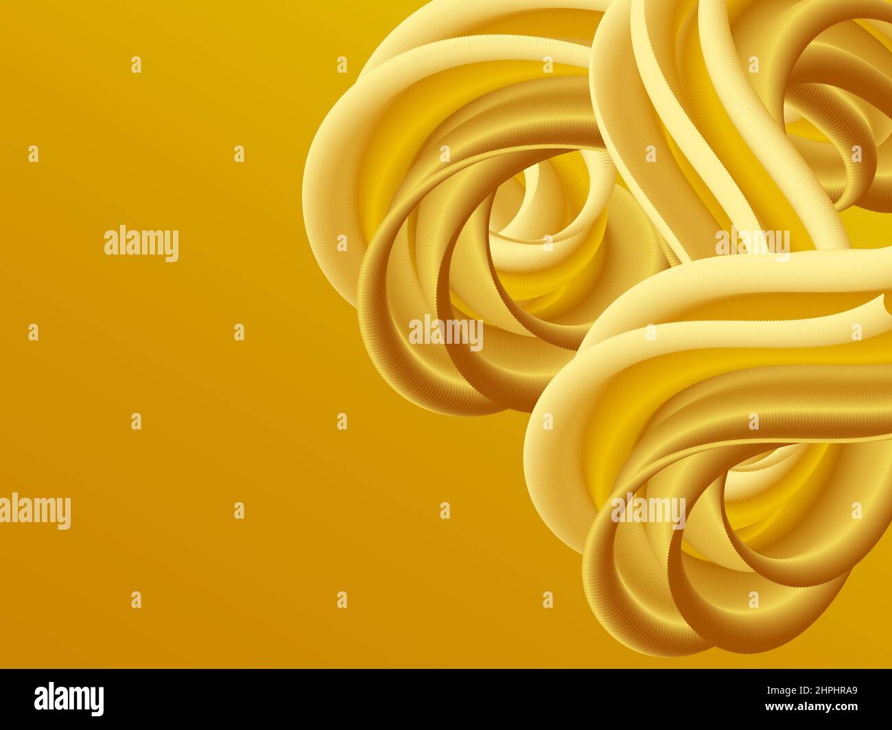 Volumetric wave pattern. Realistic 3d wave. Decor element Stock Photo ...