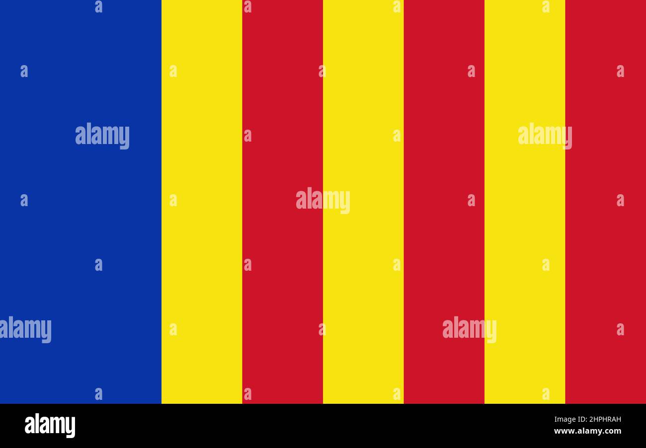 Top view of flag Salerno, Italy. italian patriot and travelconcept. no ...