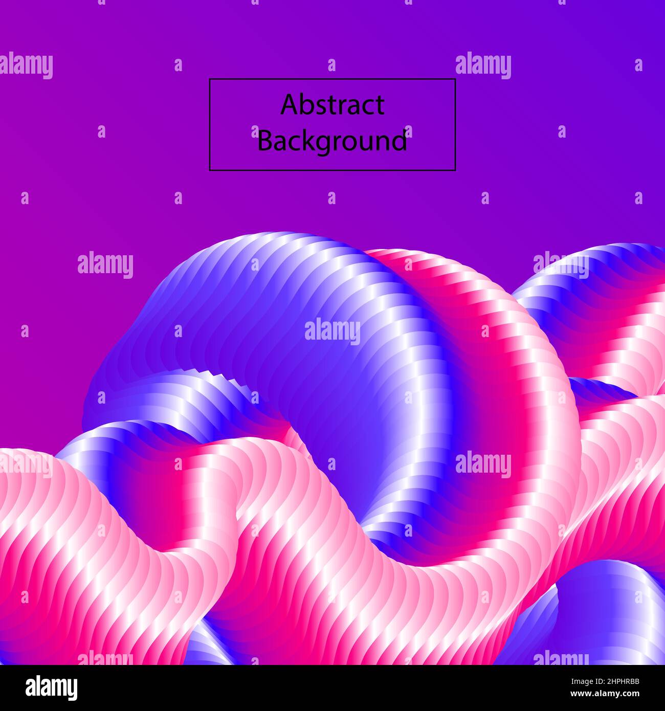 Volumetric beautiful 3D wave. Realistic wave spiral. Design element ...