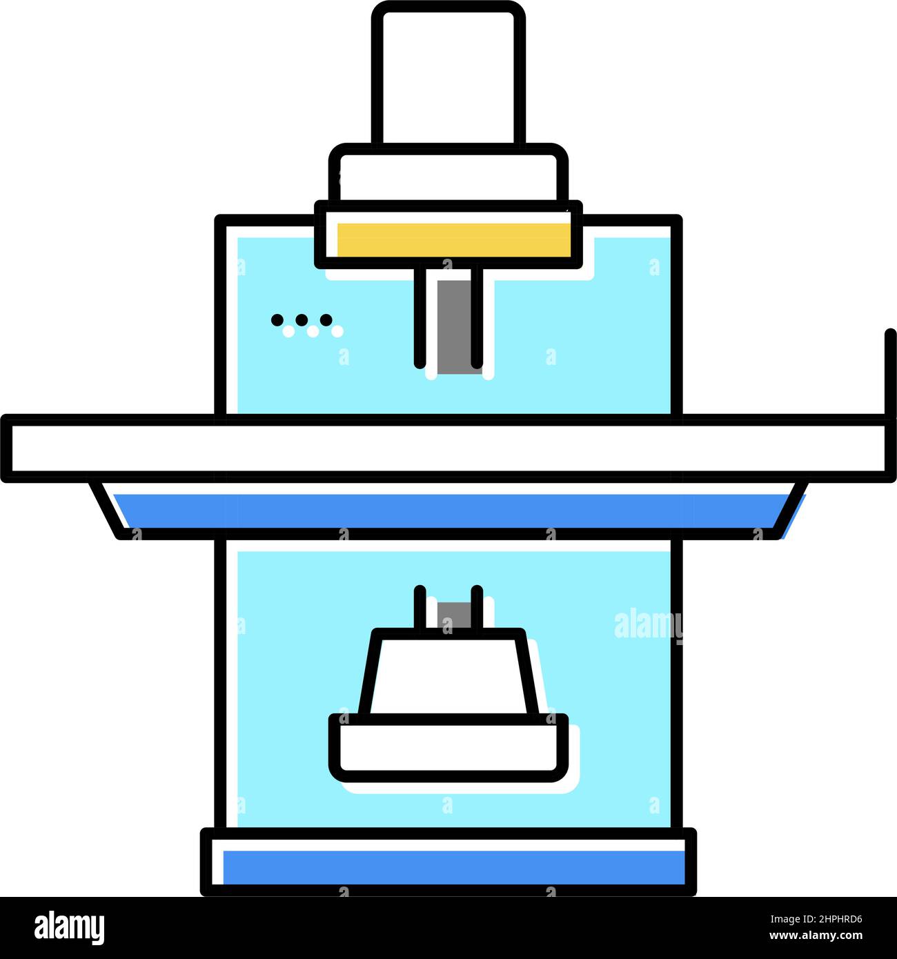 fluoroscope radiology color icon vector illustration flat Stock Vector ...