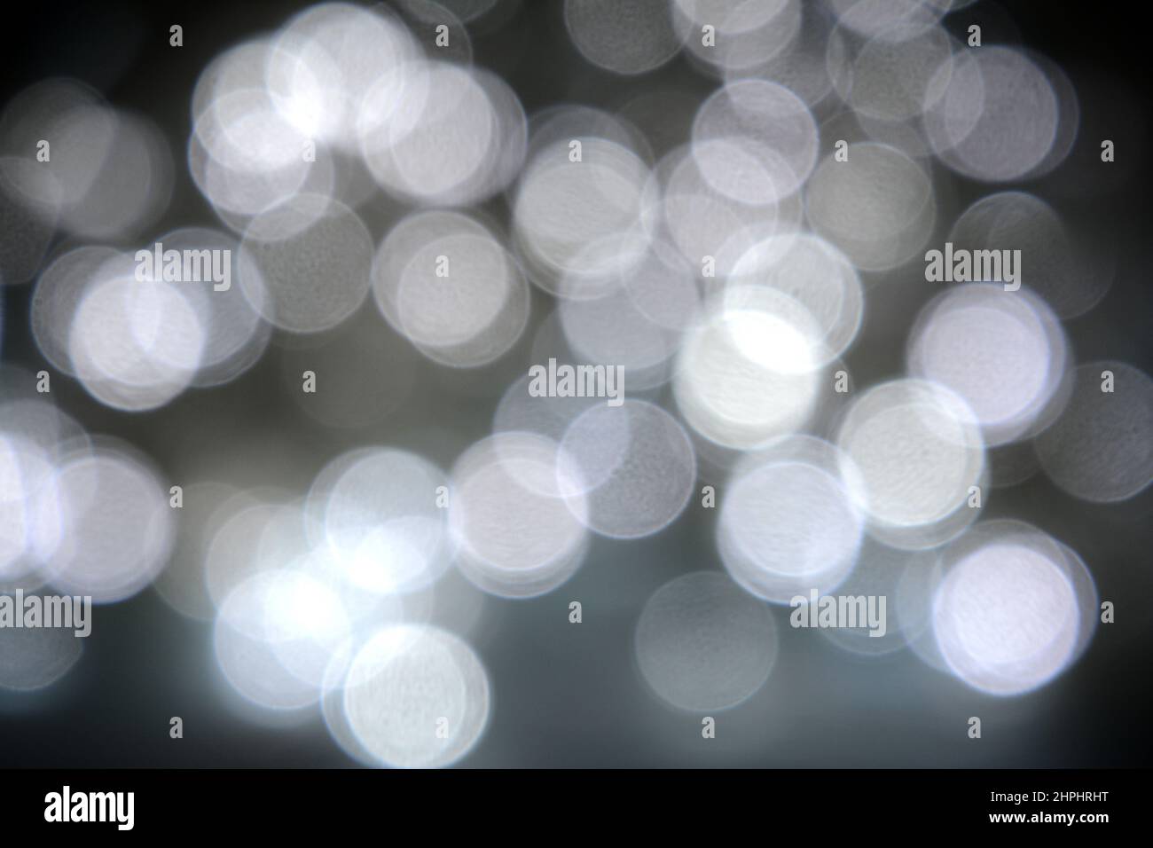 round mini fairy light background bokeh overlay Stock Photo - Alamy