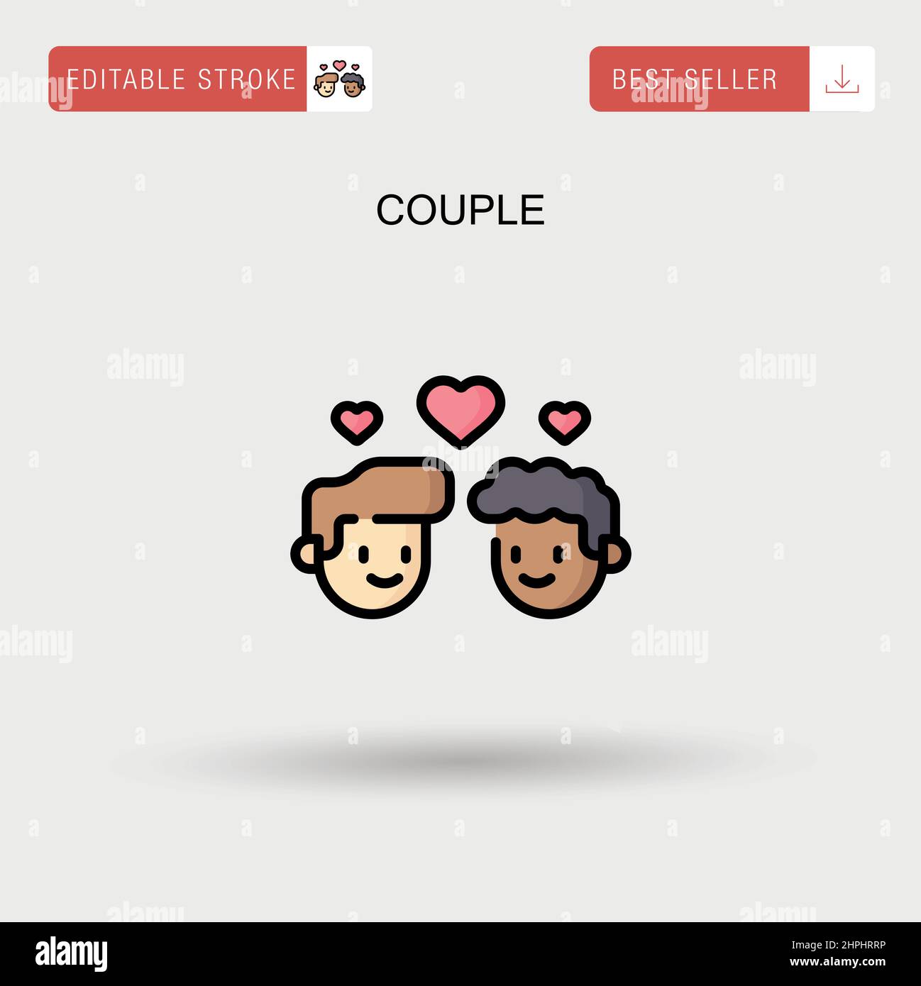 Happy retired couple vector hi-res stock photography and images - Alamy