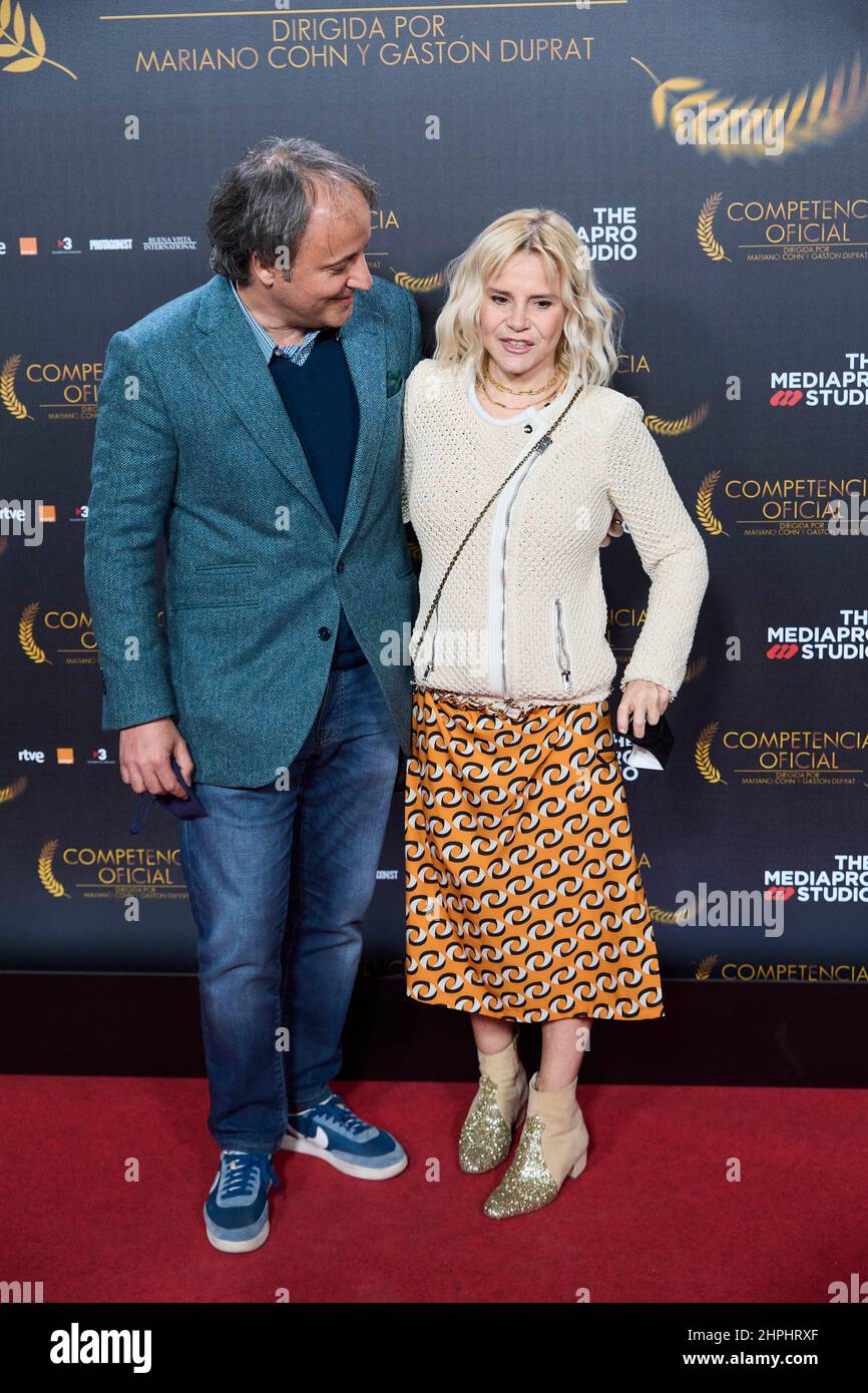 February 21, 2022, Madrid, Madrid, Spain: Narcis Rebollo, Eugenia ...