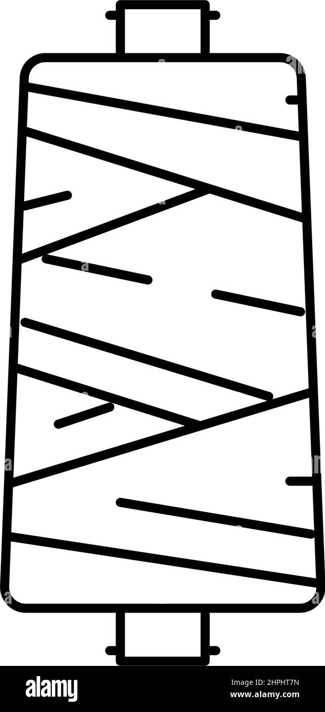 silk thread line icon vector illustration Stock Vector Image & Art - Alamy