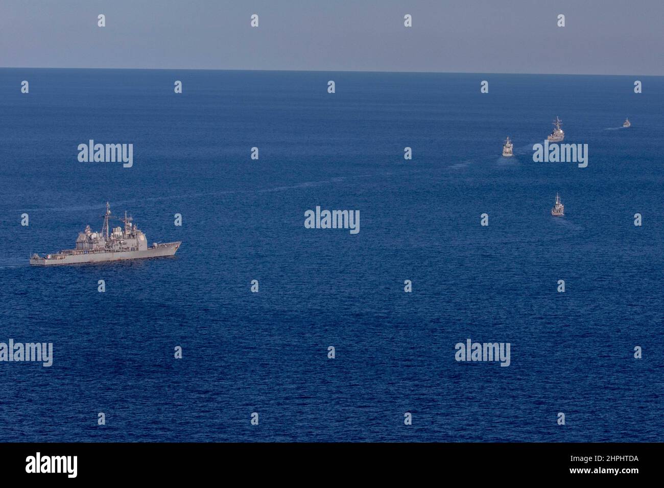220204-N-AO868-1033 ADRIATIC SEA (Feb. 4, 2022) From right to left ...