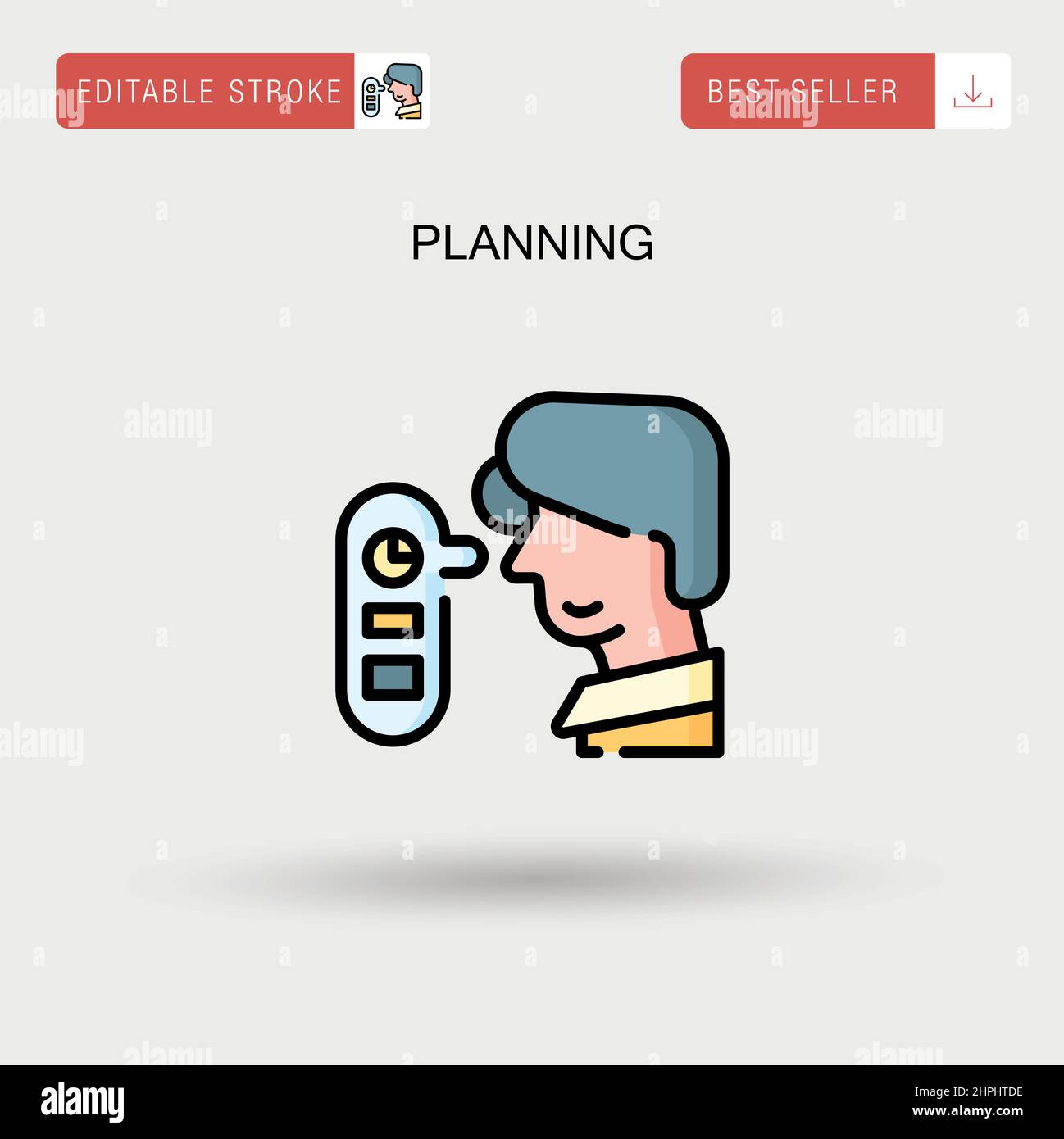 Plan planning concept Stock Vector Images - Alamy