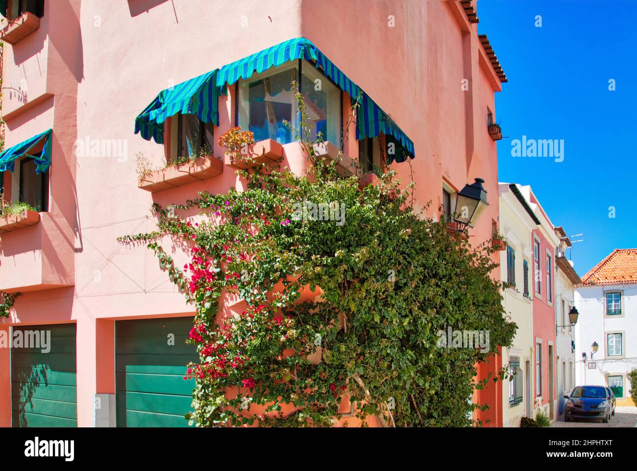 Scenic Cascais streets in historic center Stock Photo - Alamy