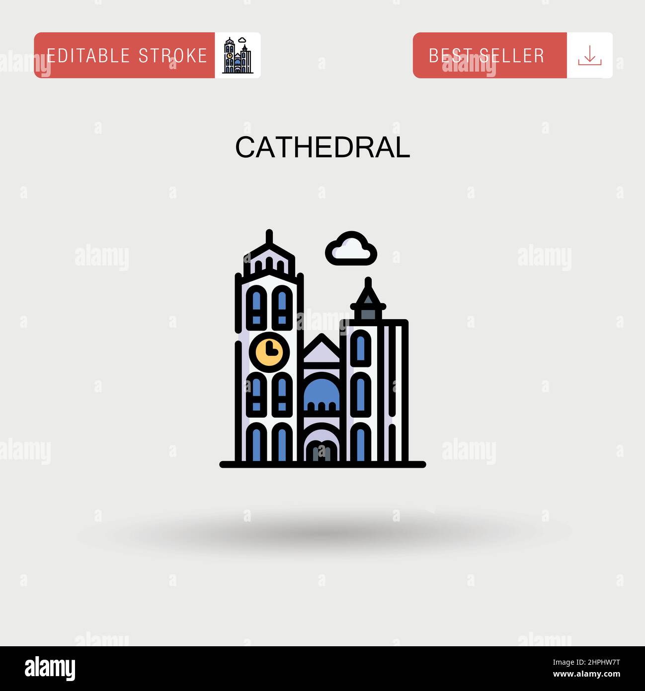 Cathedral symbol Stock Vector Images - Alamy