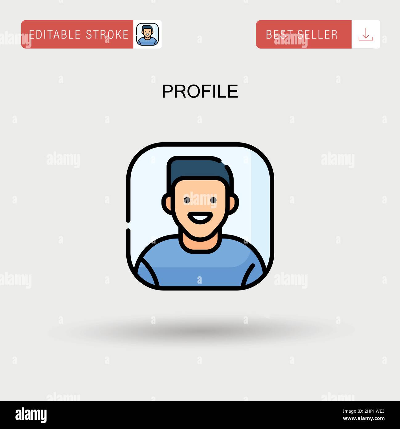 Female social media icon vector hi-res stock photography and images - Alamy