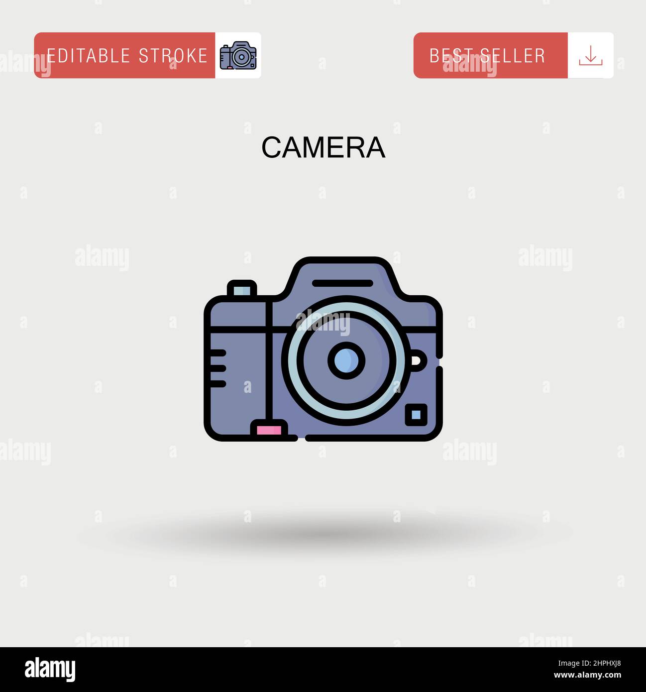 Camera Simple vector icon Stock Vector Image & Art - Alamy