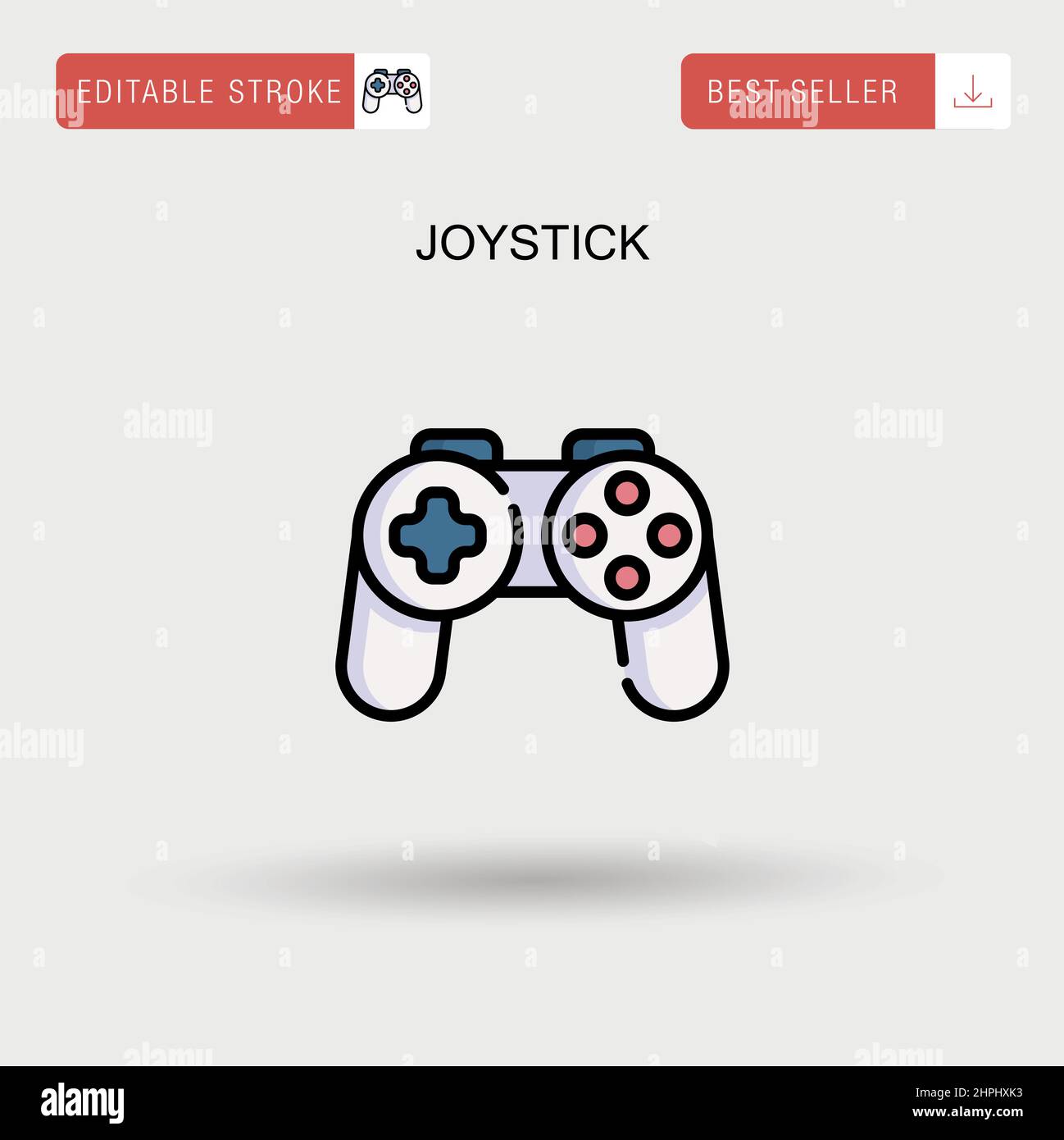 Joystick icon Stock Vector Images - Alamy