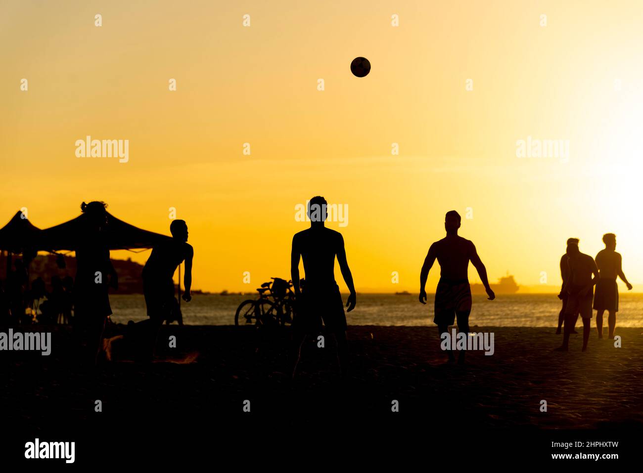 Soccer football view sea hi-res stock photography and images - Alamy